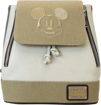 Loungefly Disney Mickey et ses amis Mini sac &agrave; dos en toile