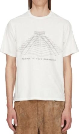 Rick Owens Homme, Tops, Blanc, Taille: S Rick Owens T-shirts et Polos