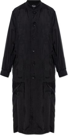 Comme Des Gar&ccedil;ons unisex, Manteaux, Noir, Taille: M Coat with Printed Logo