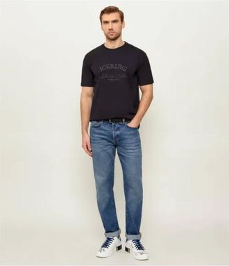 Iceberg Homme, Tops, Noir, Taille: M Logo Milano Italia Tee