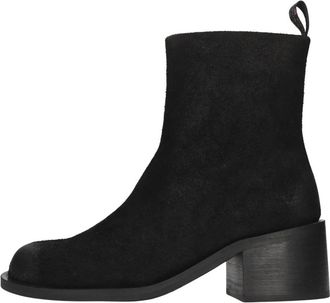 Massimo Santini Wildleder-Stiefeletten - - Shoes - Damen - Schwarzk - 38 EU