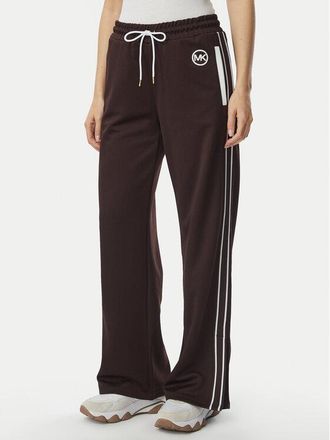Michael Kors Jogginghose MR630Y0K8N Dunkelbraun Regular Fit