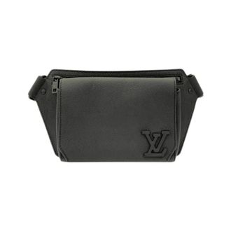 Louis Vuitton Pre-owned Aerogram Takeoff Sling Schultertasche aus Kalbsleder - - Pre-owned - Damen - Schwarzk - ONE SIZE