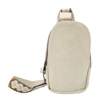 Emoshayoga Einzelne Umh&auml;ngetasche aus PU-Leder mit Gro&szlig;er Kapazit&auml;t f&uuml;r Outdoor-Sportarten, Tragbare Messenger-Tasche Zum Wandern und Einkaufen, Robuster PU-Lede