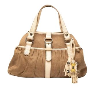 Celine Pre-owned Canvas Tote - Femme - Pre-owned - Brun - Taille: ONE Size