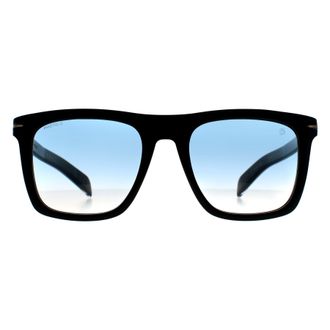 David Beckham Square Mens Schwarz Blau Gradient DB 7000/S Bold