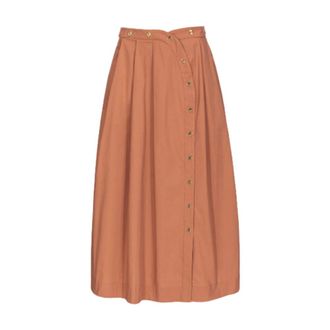 Pinko Pinko, Femme, Jupes, Brun, Taille: 40 FR Ecuba Gonna