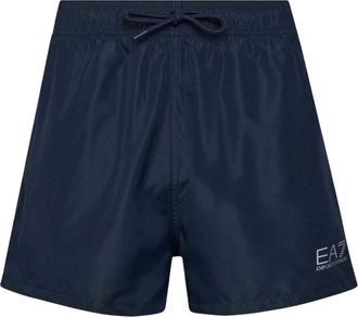 Emporio Armani Emporio Armani Ea7, Homme, Maillots de bain, Bleu, Taille: S Woven Boxer Maillots de bain