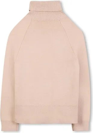 Chlo&eacute; Logo Cotton-Wool Blend Sweatshirt - Beige