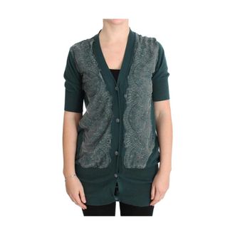 Pink Memories Cardigan Strickjacke - - Knitwear - Damen - Gr&uuml;n - M
