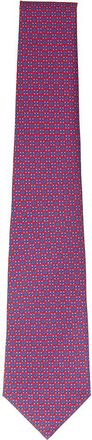 Kiton Homme, Accessoires, Rouge, Taille: ONE Size Cravate Sept Plis en Soie