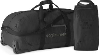 Eagle Creek No Matter What Reisetasche mit Rollen, 110L Volumen, Duffel Bag, Wasserabweisend, Robust, Black