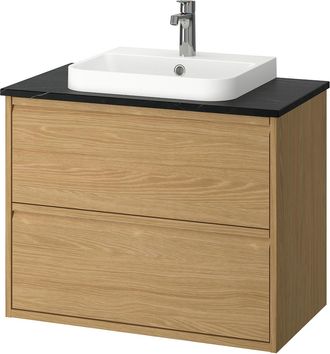 IKEA ÄNGSJÖN / BACKSJÖN Waschbschr+Schubladen/Waschb/Mibatt