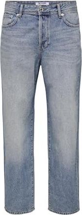 Only & Sons Onsfade Loose One MBD 6781 A14 DNM Noos Jeans, Denim Bleu médium, 28W x 30L Homme