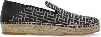 Balmain Homme, Chaussures, Noir, Taille: 39 EU Espadrilles en agneau lisse