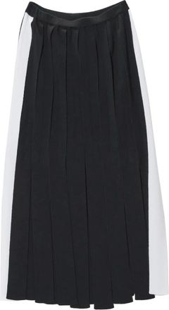 Moschino Femme, Jupes, Noir, Taille: 40 FR Gonna Frange