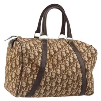 Dior Pre-owned Canvas Boston Bag - - Pre-owned - Damen - Braun - ONE SIZE