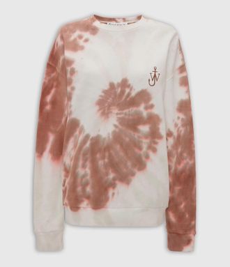 J.W.Anderson Sweatshirt Tie -Dye Cat Brown