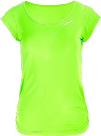 Winshape Damen Super Leichtes Functional Kurzarmshirt Aet106 Tanktop, Neon-grün, XS EU