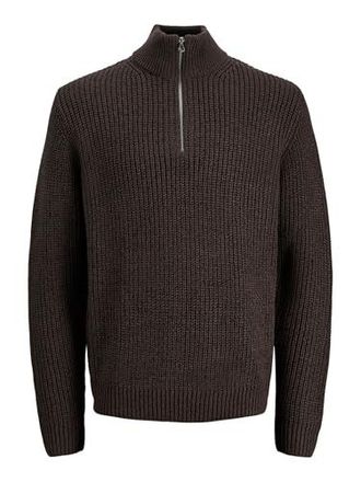 Jack & Jones Jorbleecker Knit Half Zip BF, Paillis, M Homme