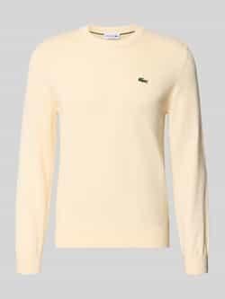 Lacoste Regular Fit Strickpullover aus Baumwoll-Mix