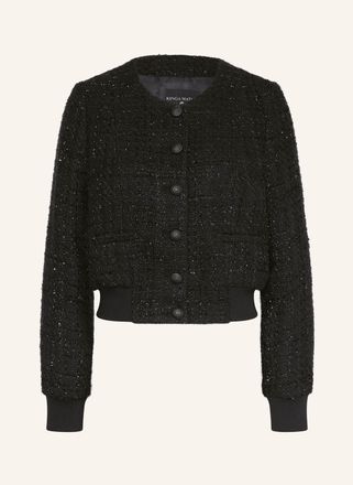 Kinga Mathe Kinga Mathe Trachtenjacke Luna Aus Boucl&eacute; schwarz
