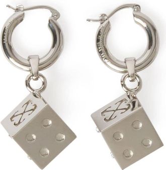 Off-white Dice Ohrringe - Silber