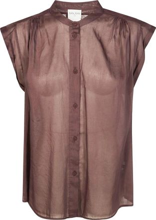 Forte_Forte Femme, Blouses et Chemises, Brun, Taille: 40 FR Camicia Voile SM
