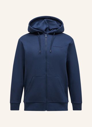 Peak Performance M Original Small Logo Zip Hood Kapuzensweatshirtjacke blau