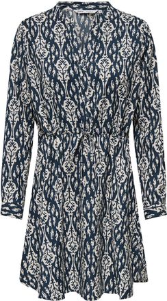 Only Damen Onlcory Life L/S V-Neck Tunic WVN Noos Tunika-Top F&uuml;r Den Alltag Mit Volumen&auml;rmeln Und Stylischem V-Ausschnitt, Total Eclipse, 36