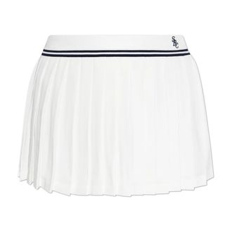 Sporty & Rich Plissierter Rock - - Skirts - Damen - Wei&szlig; - M