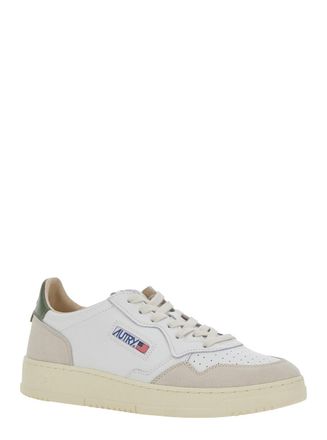 Autry Mens Sneakers Medalist Low White Trainers