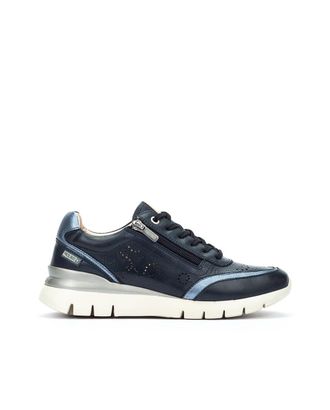 Pikolinos Sneakers in Leder CANTABRIA f&uuml;r Frauen Farbe Blue