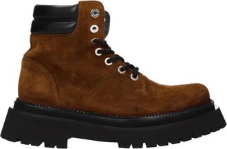 Ami Low-Top Sneaker - Lace-up Suede Ankle Boots - Gr. 39 (EU) - in Braun - f&uuml;r Damen