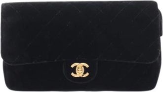 Chanel Sac &agrave; dos en tissu Matelass&eacute; Pre-owned - Femme - Pre-owned - Noir - Taille: ONE Size