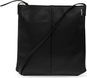 Jil Sander Homme, Sacs, Noir, Taille: ONE Size Linea Shoulder Bag