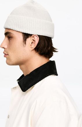 Arket Fisherman-Beanie -Wei&szlig;