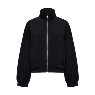 Silvian Heach Sweatshirt mit Rei&szlig;verschluss und Stehkragen - - Sweatshirts & Hoodies - Damen - Schwarzk - L
