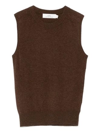 arch4 haut Alessandra en maille - Marron