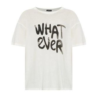 R13 T-Shirt mit Print - - Tops - Damen - Wei&szlig; - S