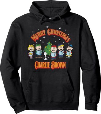 Peanuts Charlie Brown Merry Christmas Carol Pullover Hoodie