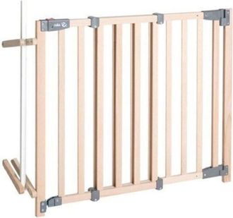 Roba Roba - Barriere de S&eacute;curit&eacute; B&eacute;b&eacute; pour Escalier Safety Up Largeur de 93.5 a 120.5 cm - Bois Naturel