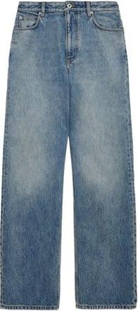 Loewe Jean droit en denim de coton