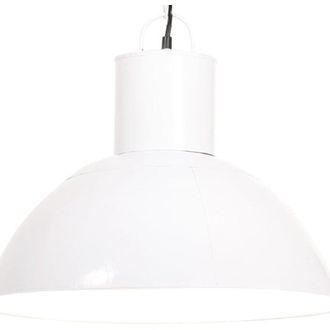 vidaXL H&auml;ngelampe 25 w Wei&szlig; Rund 48 cm E27 Vidaxl