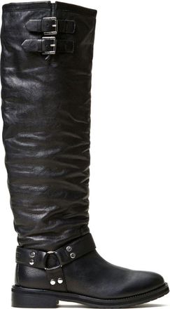 Twin-Set Kniehohe Darcy Stiefel - Schwarz