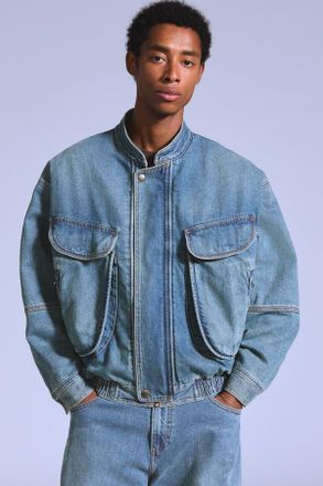 Levi's Blouson Daviateur Denim - Homme - Bleu / Bravo - 2XL