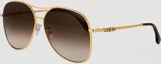 Fendi Sonnenbrille Damen Farbe Braun