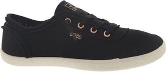 Skechers Femme Bobs B Cute Sneaker - Memory Foam, Flexible Outsole, Lightweight Vegan Shoes Basket, Noir, 41 EU Large