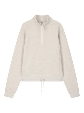 TOMBOY sweat &agrave; col zipp&eacute; - Tons neutres