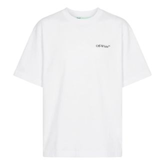 Off-white Klassisches Baumwoll-T-Shirt - - Tops - Herren - Wei&szlig; - XL